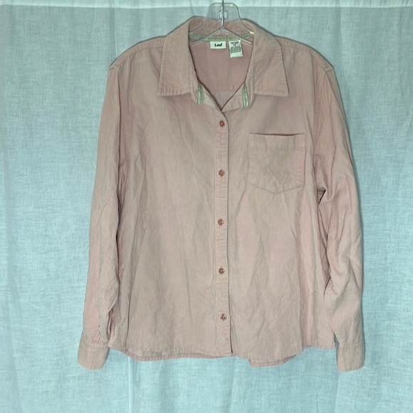 Lee | Tops | Vintage Lee Pink Corduroy Button Down | Poshmark